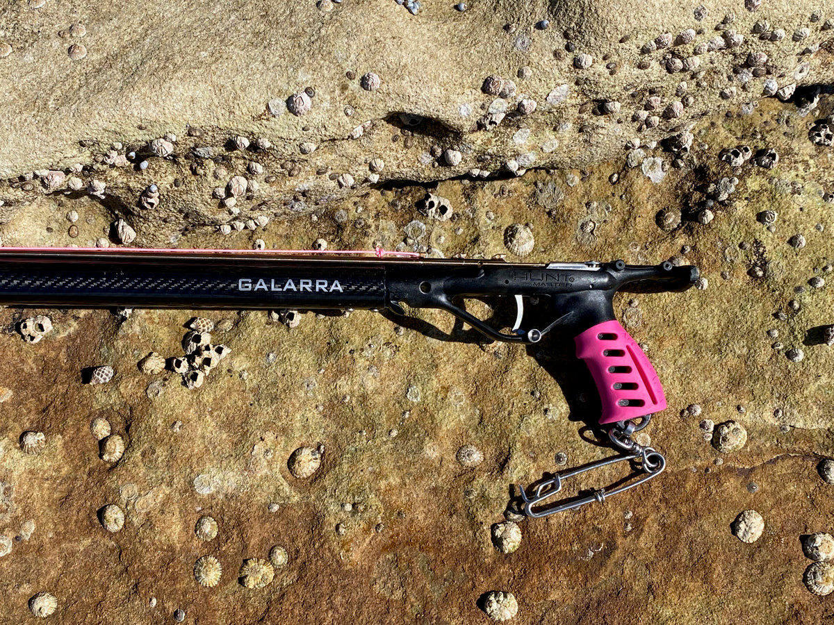 VIP GUN - THE PINK SNAPPER - 110cm GALARRA Carbon Fibre Open Head Spea ...